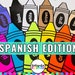 Spanish Color Words Jumbo Crayons Colors Word Wall Los Colores Bulletin ...