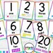 Numbers 0 - 20 Number Posters With Ten Frames Watercolors Rainbow ...