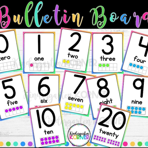 Number Poster - Etsy