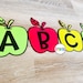 Apples Bulletin Board Letters Custom Signs, Banners, Displays, Door ...