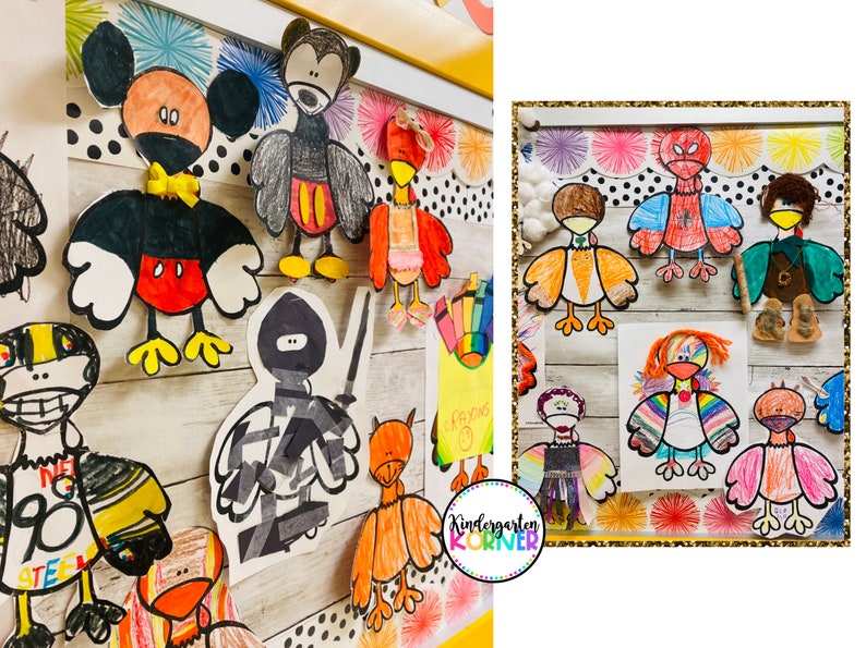 Turkeys in Disguise Disguise a Turkey Thanksgiving Bulletin Board ...