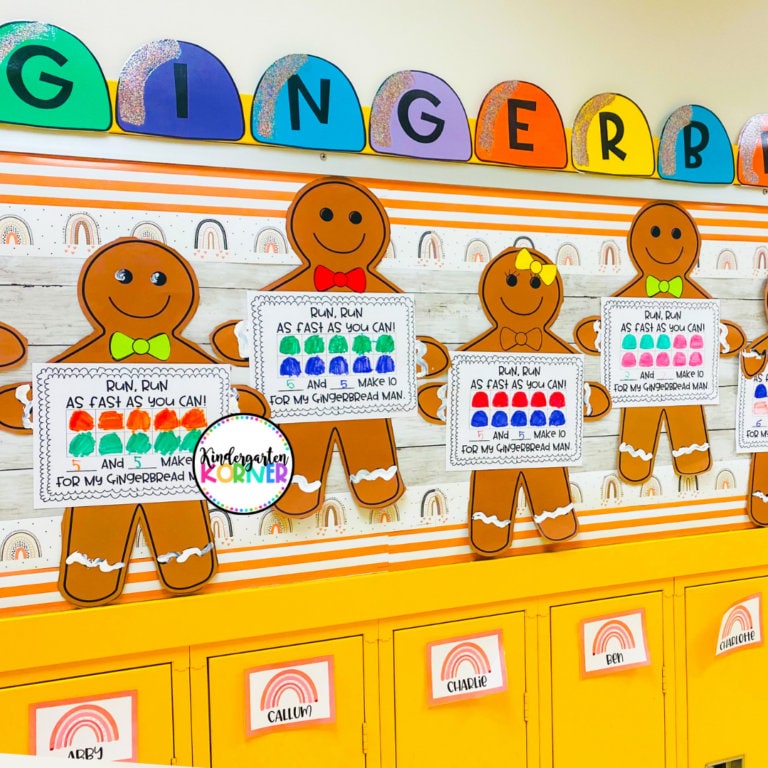 Gingerbread Men Bulletin Board | Gingerbread Man Craft, Writing ...