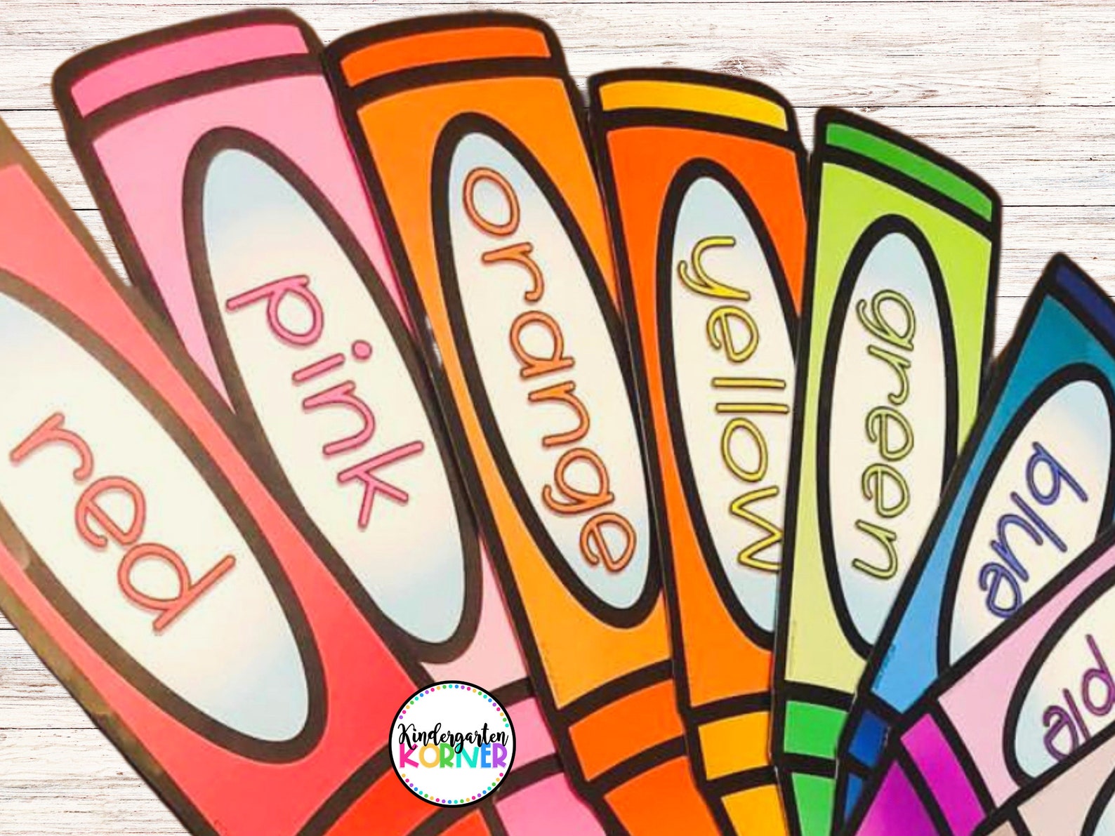 Crayon Color Word Wall Bulletin Board Crayons Color Words Classroom ...