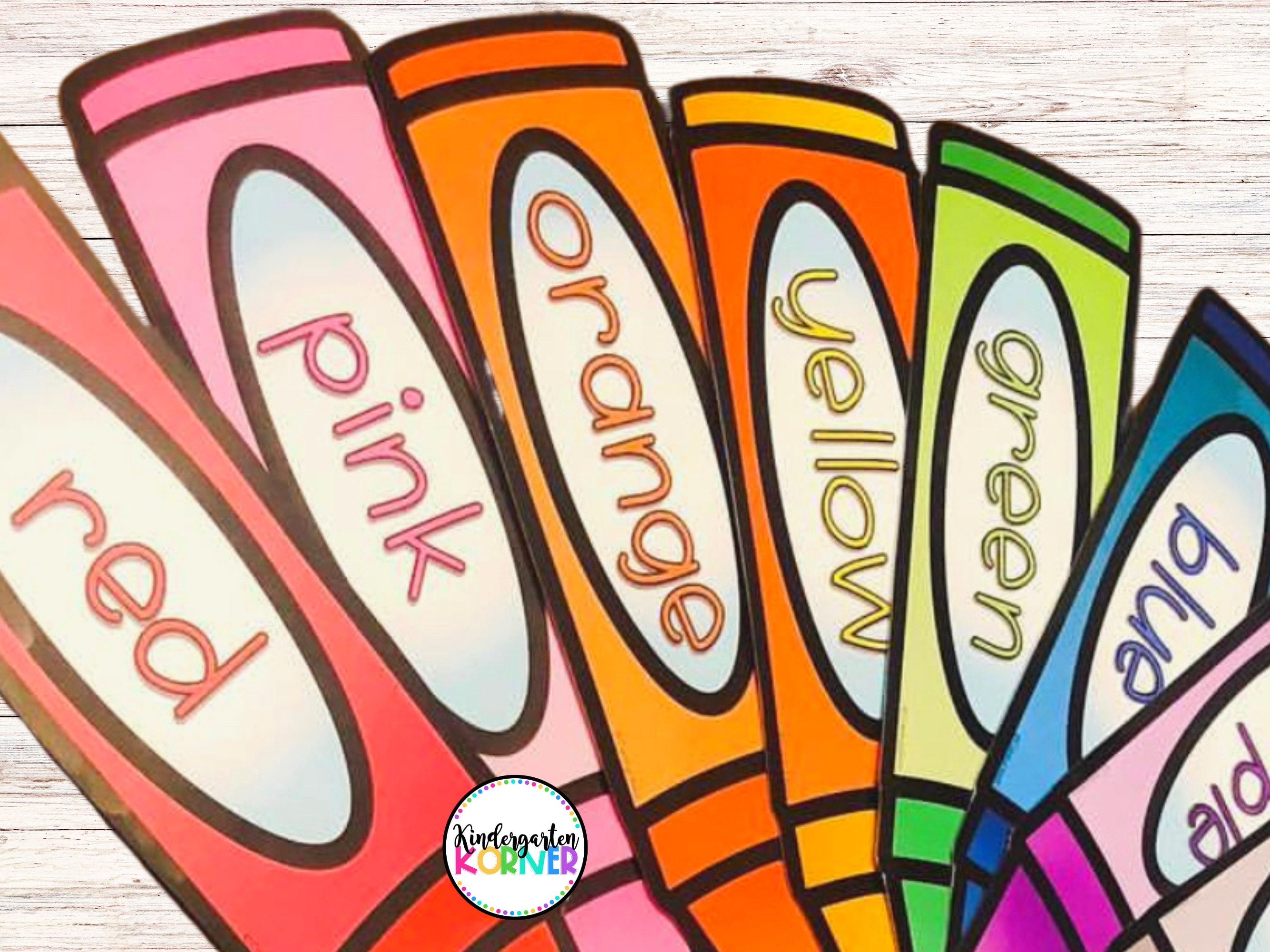 Crayon Color Word Wall Bulletin Board Crayons Color Words Classroom ...