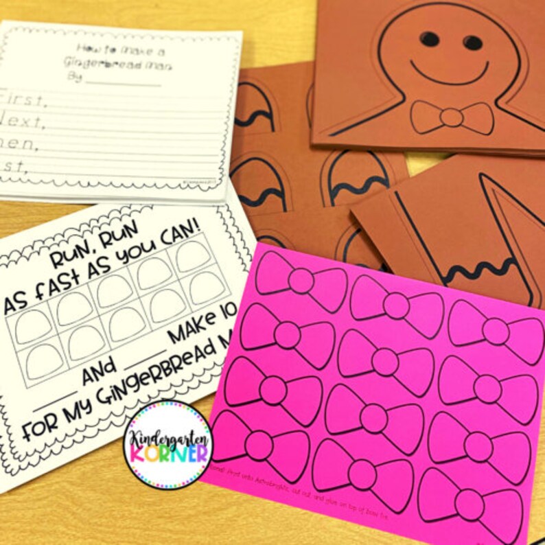 Gingerbread Men Bulletin Board | Gingerbread Man Craft, Writing ...