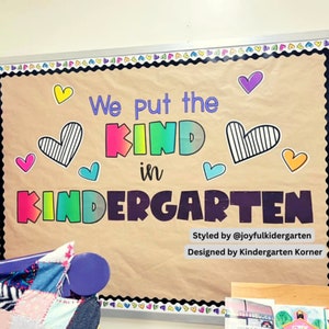 Kindness Bulletin Board, Writing Activity, and Craft | We Put the Kind ...