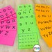 Letter Flash Cards Uppercase and Lowercase Alphabet Letters Flashcards ...
