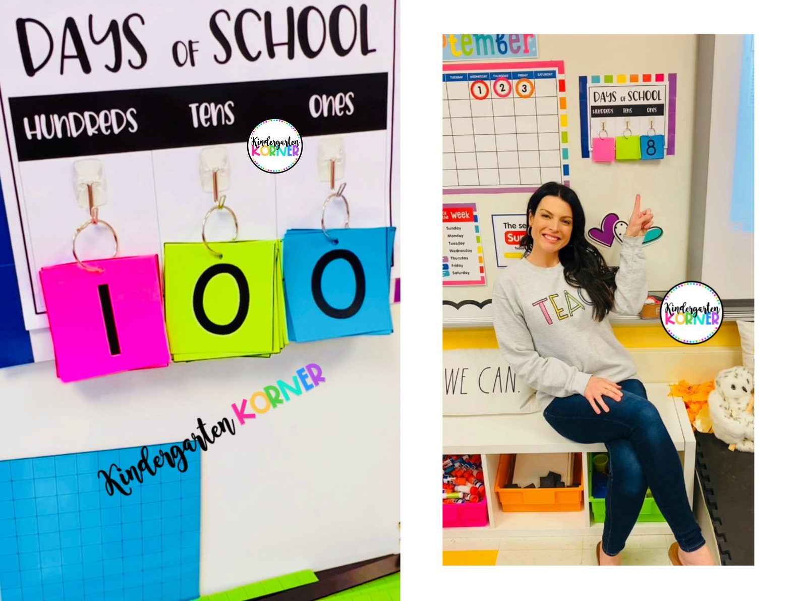 Place Value Poster for Bulletin Board Calendar Math Printable Classroom ...