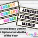 Composition Notebook Large Calendar Kit | Months, Number Card S ...