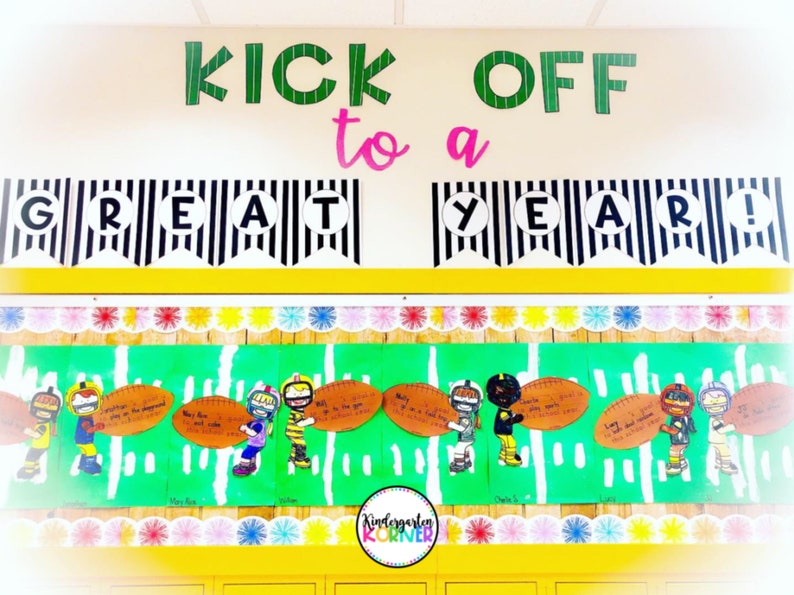 Football Bulletin Board Football Craft and Football Writing Templates ...