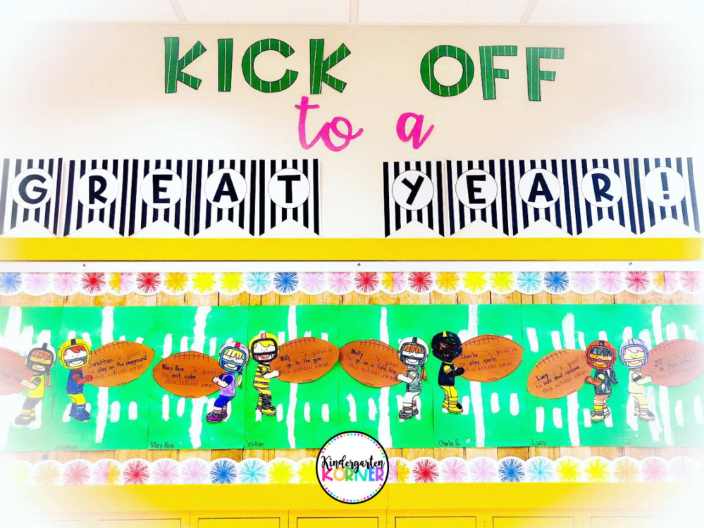 Football Bulletin Board Football Craft and Football Writing Templates ...