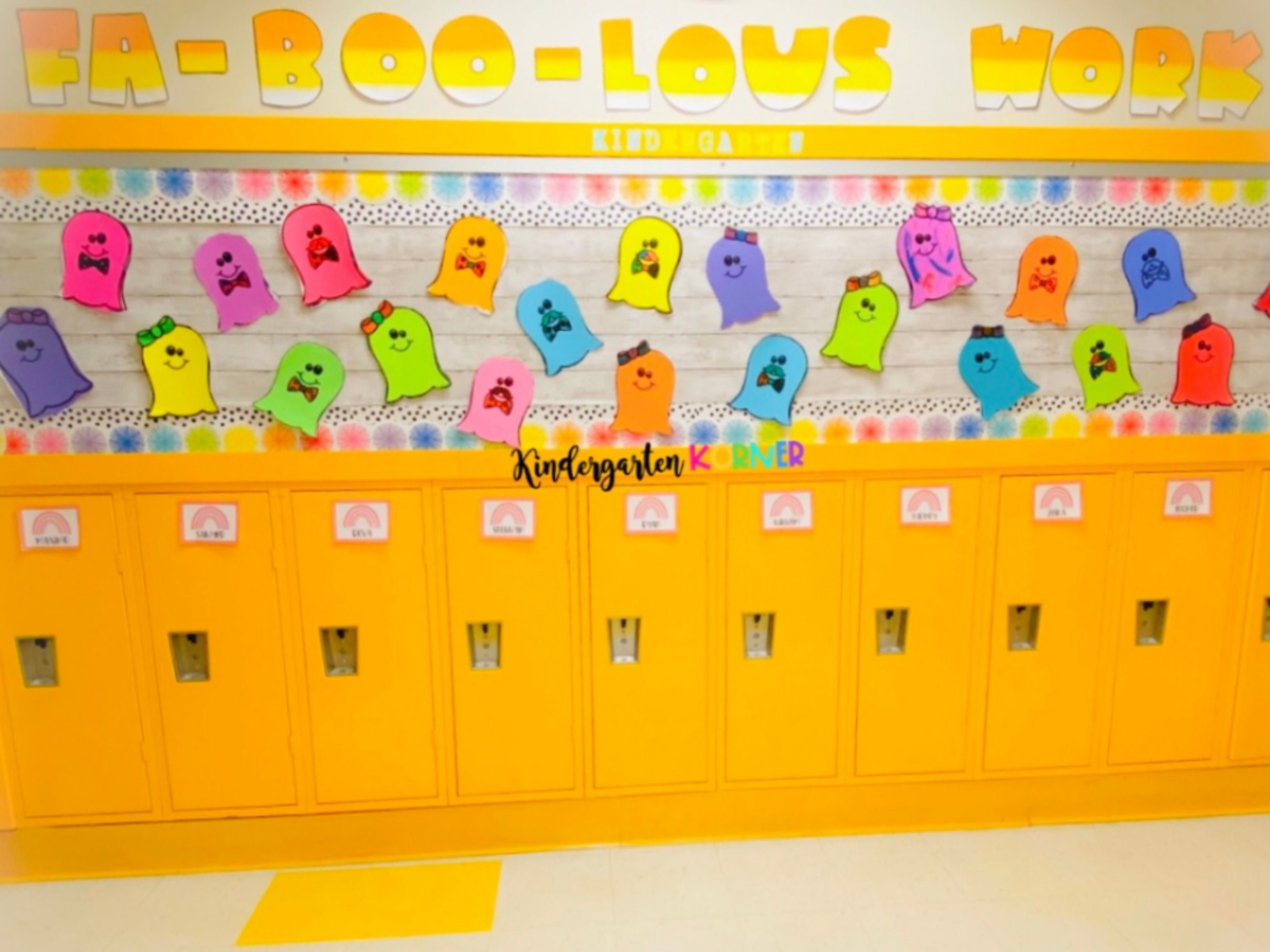 Halloween Bulletin Board Classroom Decor Door Display Fa-boo-lous Work ...
