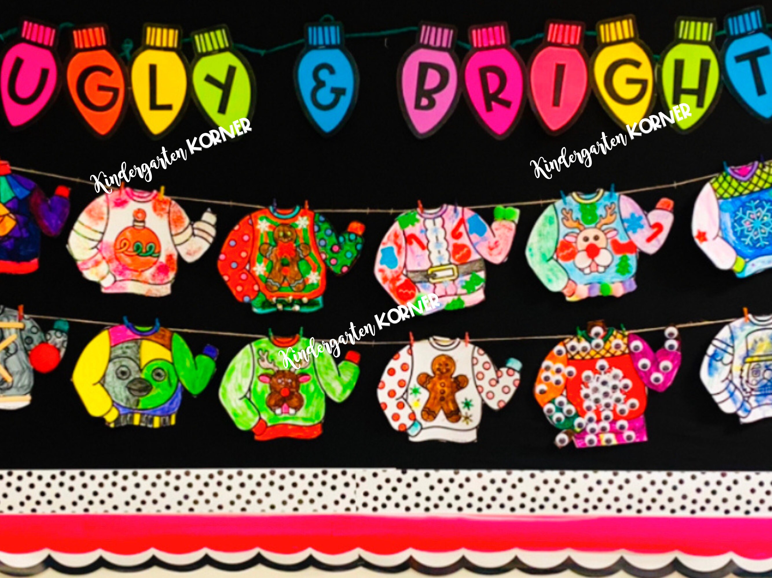 Ugly Sweater Bulletin Board Ugly Sweater Competition / - Etsy