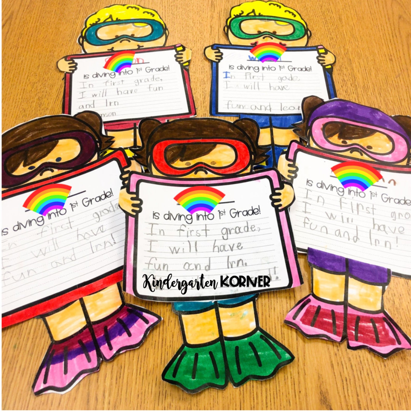 Diving Into Summer End of the Year Bulletin Board Kindergarten, 1st ...