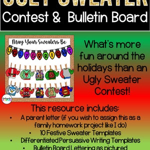 Ugly Sweater Bulletin Board | Ugly Sweater Competition / Contest ...
