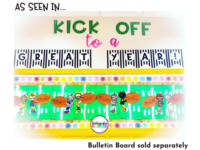 Sports Theme Bulletin Board Letters Create a Custom Sign, Banner ...