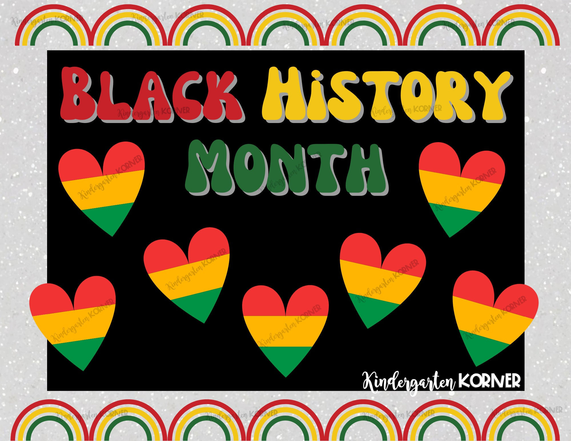 Black History Month Bulletin Board Writing Flip Craft Kindergarten, 1st ...