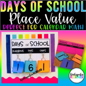 Place Value Poster for Bulletin Board Calendar Math | Printable ...