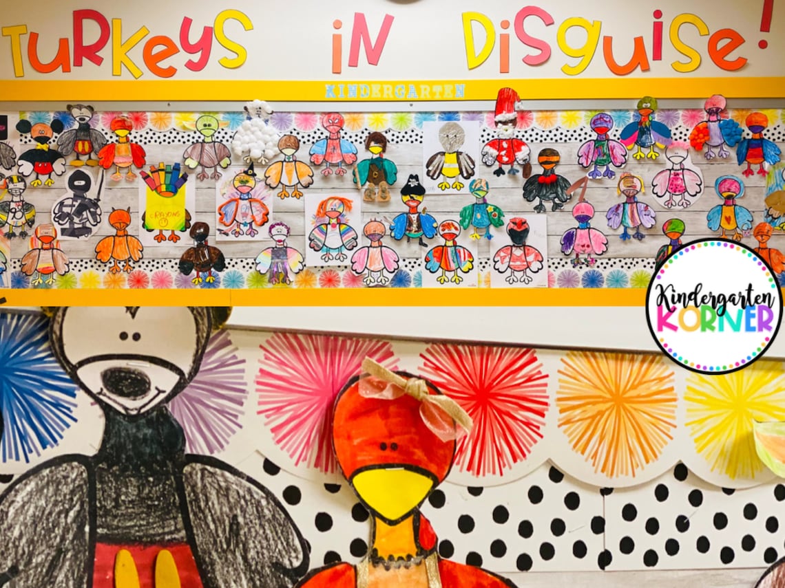 Turkeys in Disguise Disguise a Turkey Thanksgiving Bulletin - Etsy