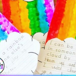 Be the Rainbow in Someone Else's Cloud Bulletin Board | Writing & Craft ...