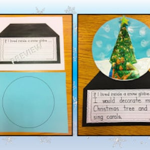 Snowglobe Bulletin Board | Snow Globe Craft and Writing | Winter ...