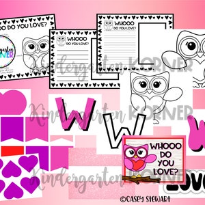 February Family Homework, Owl Valentine's Day Bulletin Board, AND Class ...