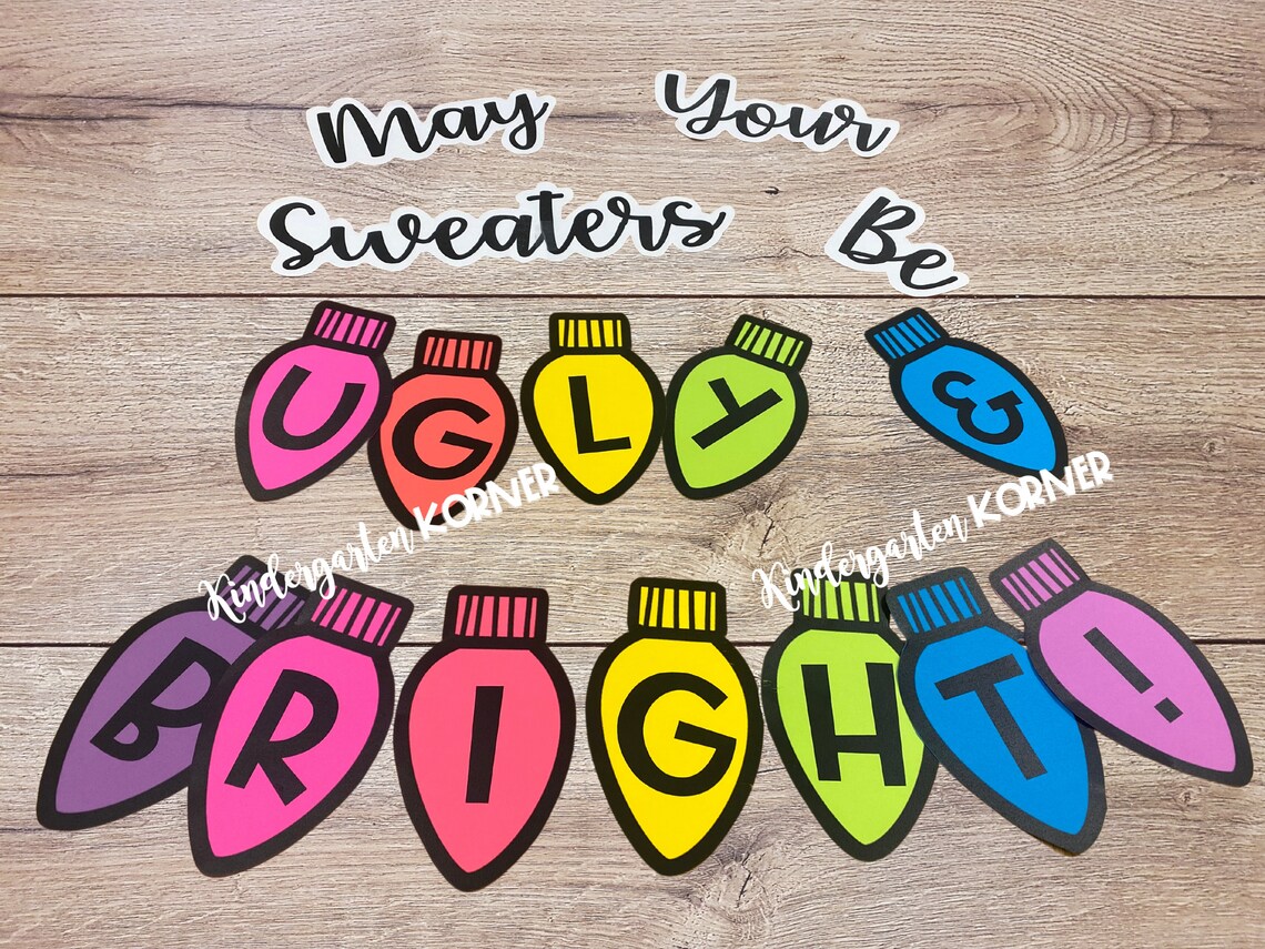 Ugly Sweater Bulletin Board Ugly Sweater Competition / - Etsy