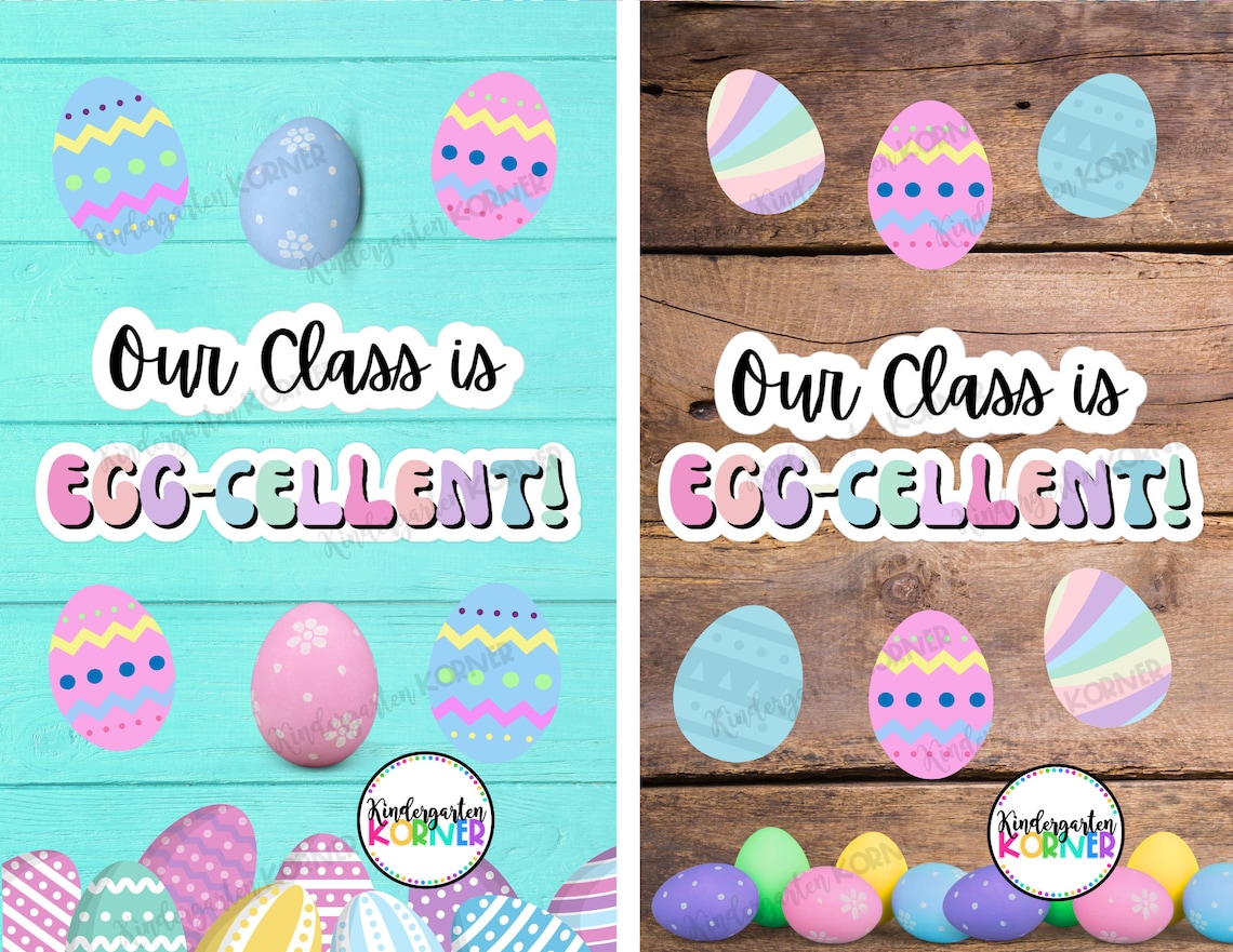 April Family Homework Egg-cellent Spring Bulletin Board Kindergarten ...