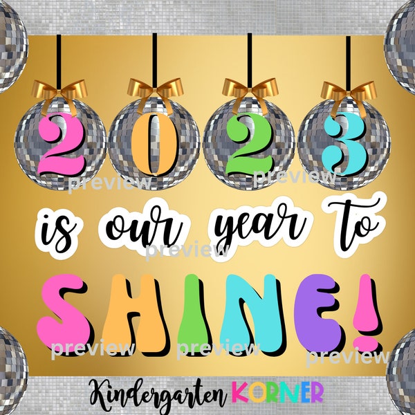 New Year Bulletin Boards - Etsy