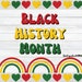 Black History Month Bulletin Board Writing Flip Craft Kindergarten, 1st ...