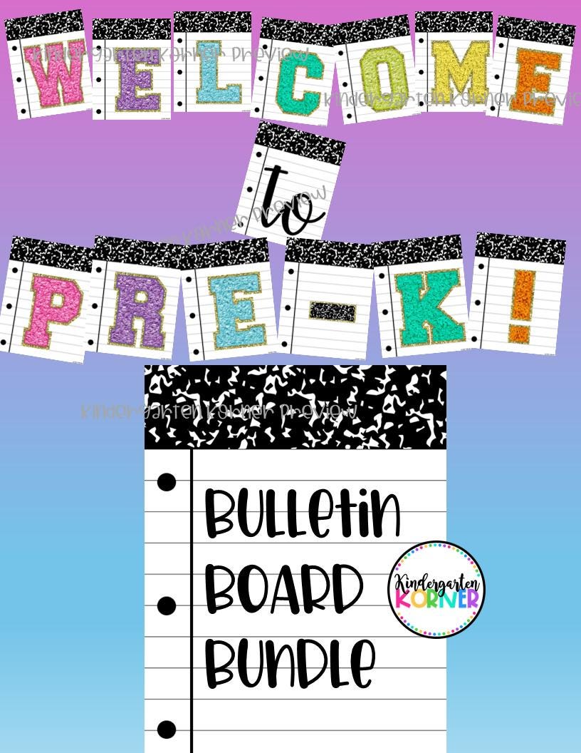 Welcome to Pre-k | Welcome to T-K | Pre-k 3 Pre-k 4 PRINTABLE Bulletin ...