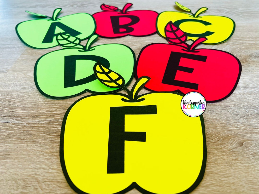 Apples Bulletin Board Letters | Custom Signs, Banners, Displays, Door ...