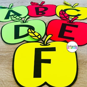 Apples Bulletin Board Letters | Custom Signs, Banners, Displays, Door ...
