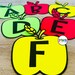 Apples Bulletin Board Letters Custom Signs Banners - Etsy