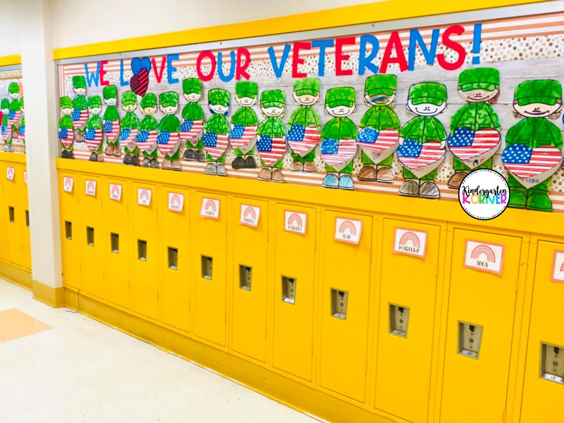 Veterans Day Bulletin Board Writing Craft Bulletin Board - Etsy