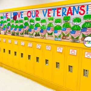 Veterans Day Bulletin Board | Writing, Craft, Bulletin Board Letters ...