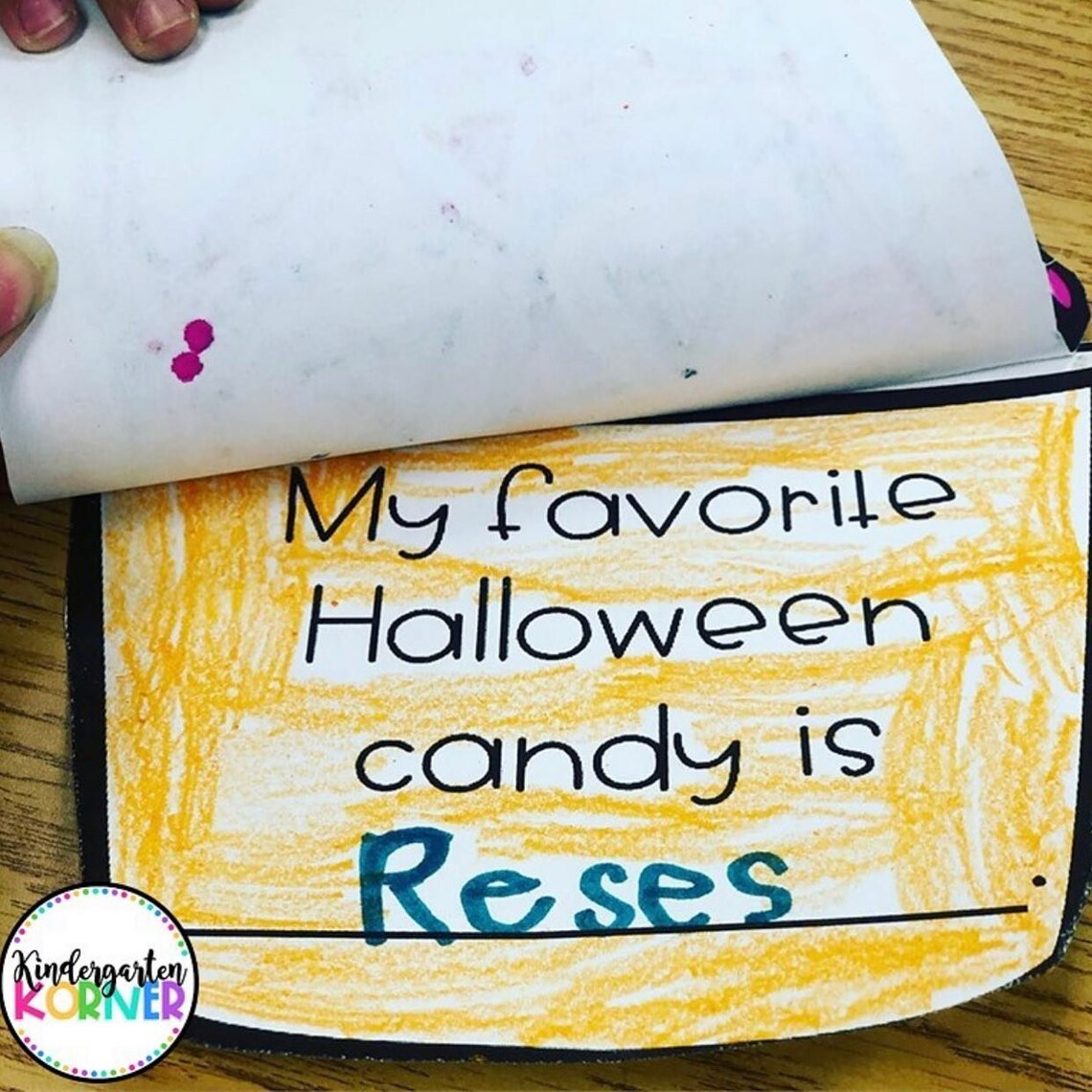 Halloween Bulletin Board Kit Writing Activity, Flip Craft, and Trick or ...