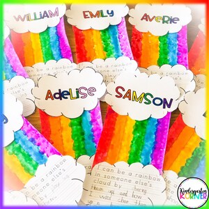 Be the Rainbow in Someone Else's Cloud Bulletin Board | Writing & Craft ...