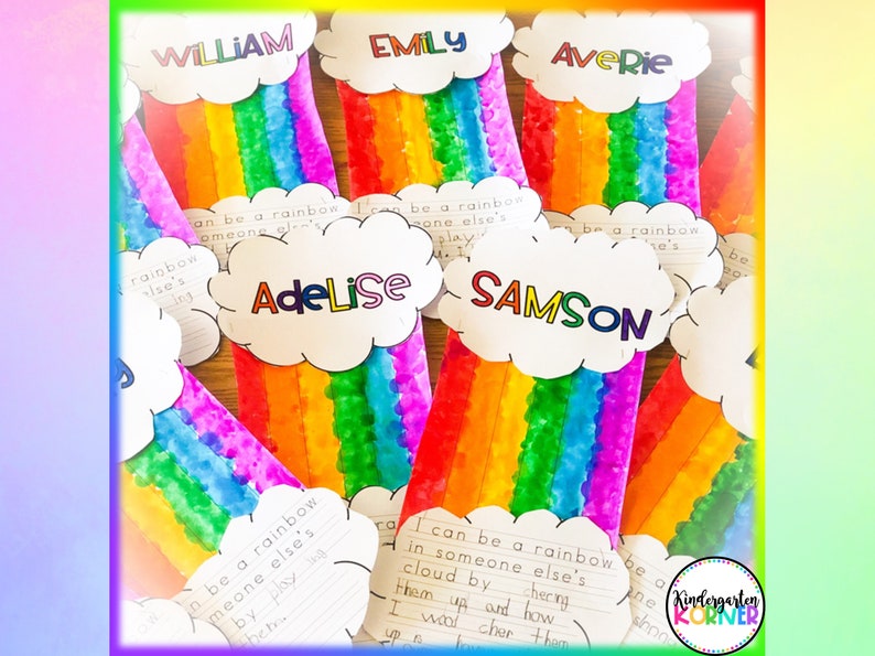 Be the Rainbow in Someone Else's Cloud Bulletin Board | Writing & Craft ...