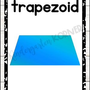 2D Shapes Posters Composition Notebook Theme Classroom Decor Math ...