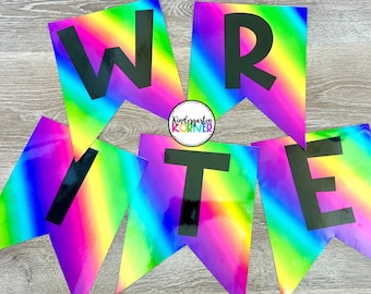 Sports Theme Bulletin Board Letters Create a Custom Sign - Etsy