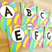 Bulletin Board Letters Pastel Pennant Style Banner Custom Sign, Banners ...