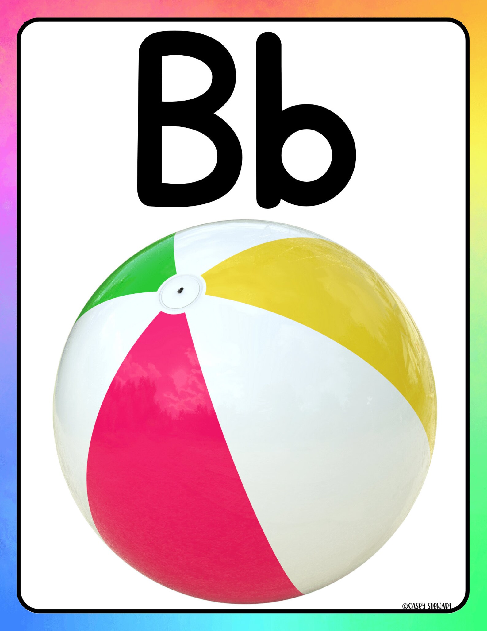 Alphabet Posters - Realistic Photographs Classroom Decor Kindergarten ...