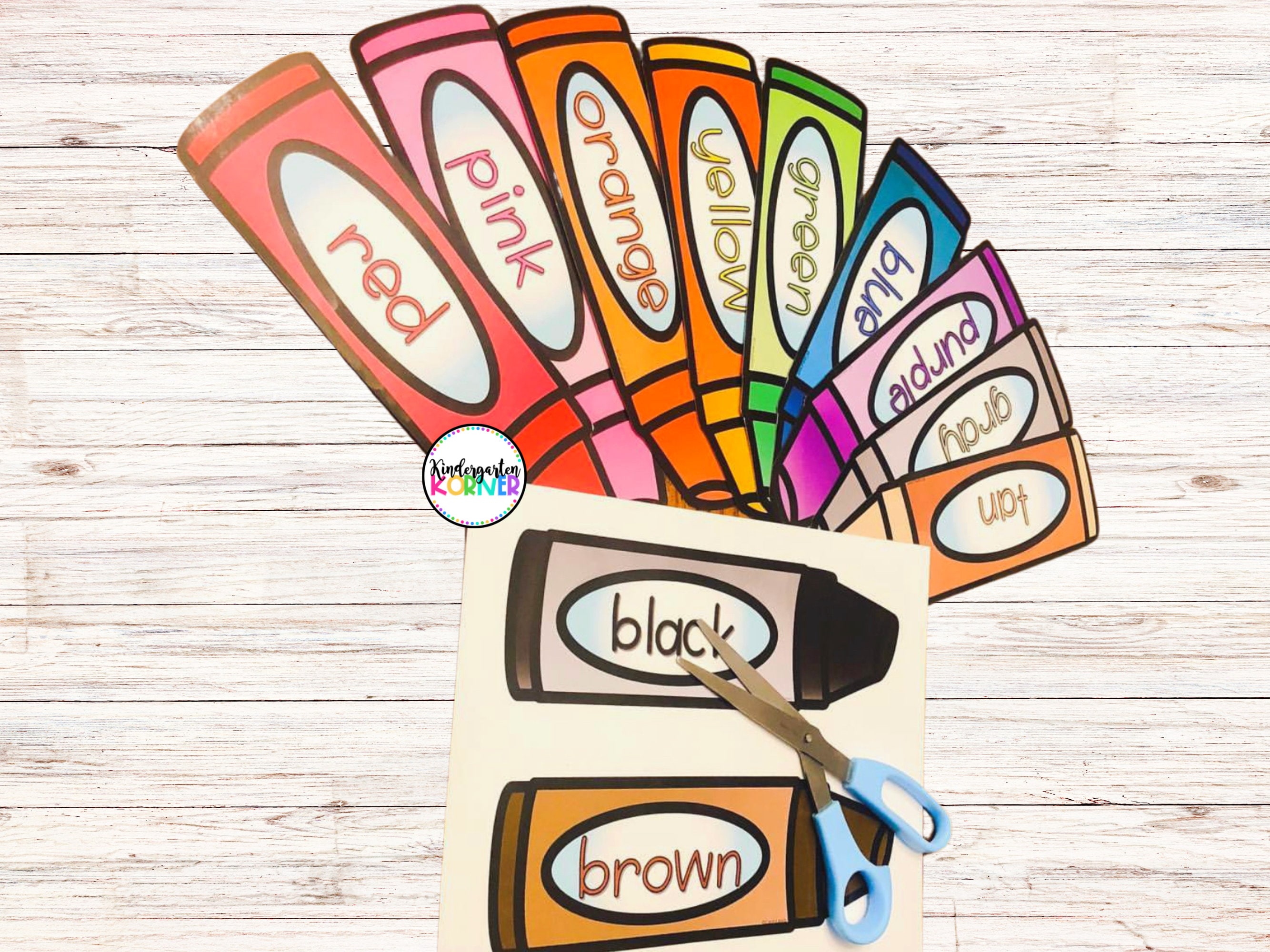 Crayon Color Word Wall Bulletin Board Crayons Color Words Classroom ...