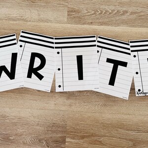 Notepad Writing Paper Bulletin Board Letters | Create Your Own Sign ...