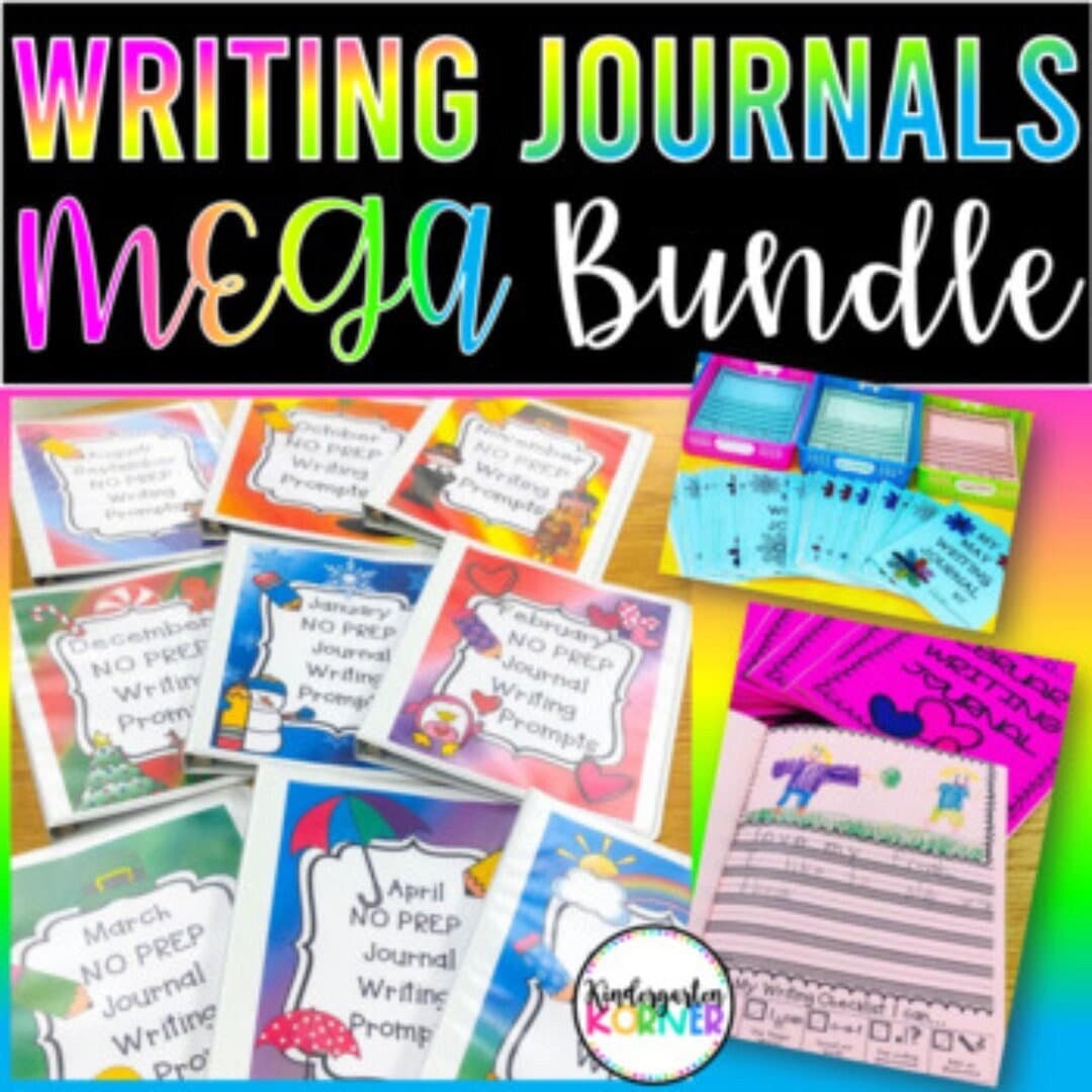 Kindergarten Writing Journals | Kindergarten Journal Writing ...