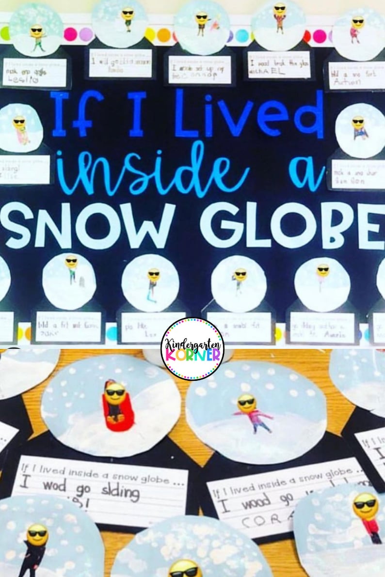 Snowglobe Bulletin Board | Snow Globe Craft and Writing | Winter ...
