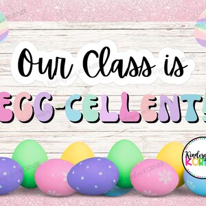 April Family Homework Egg-cellent Spring Bulletin Board Kindergarten ...