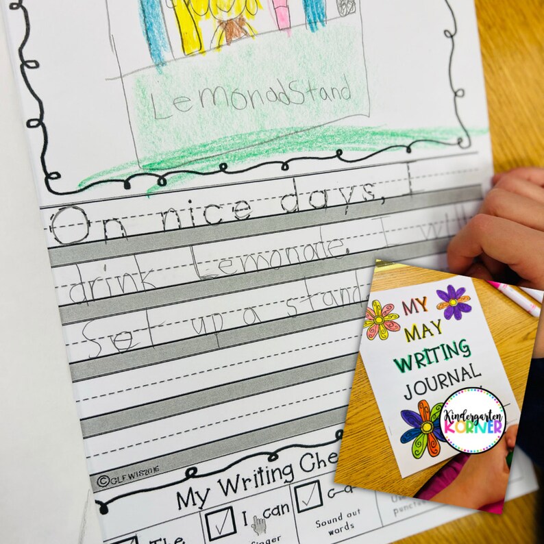 Kindergarten Writing Journals Kindergarten Journal Writing Kindergarten ...