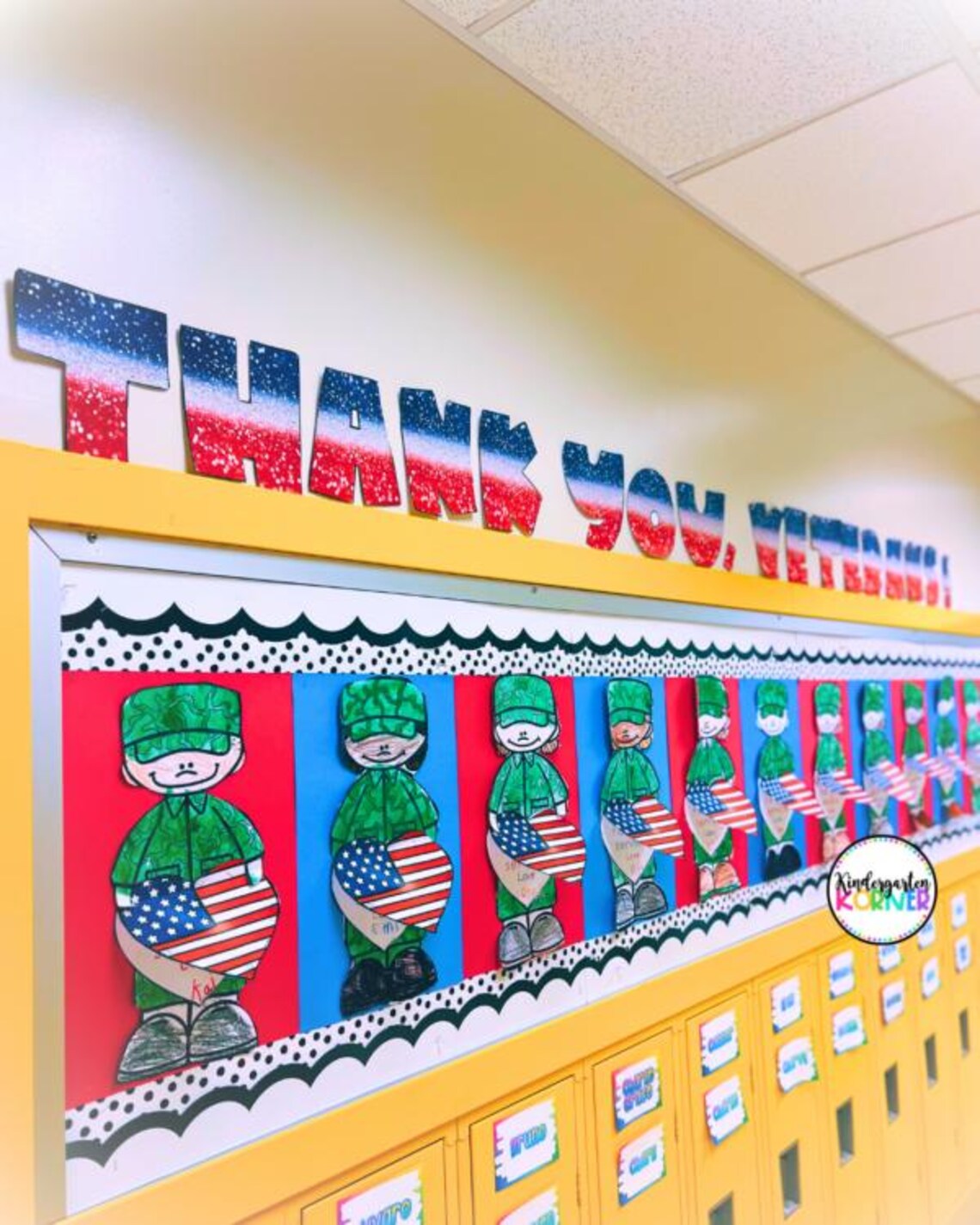 Veterans Day Bulletin Board | Writing, Craft, Bulletin Board Letters ...